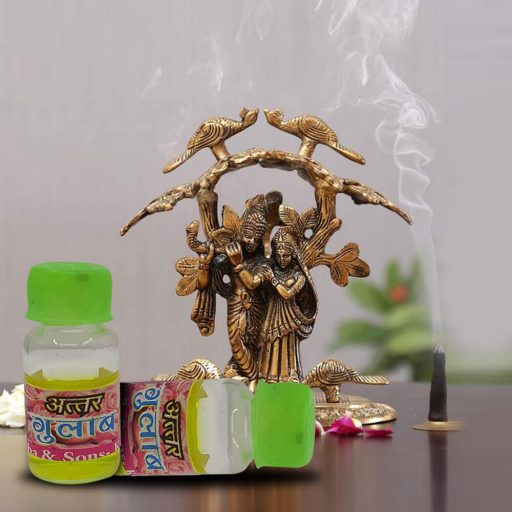 100% Genuine Rose Flowers Attar For Pooja 2 ml | Hindu Temple Stores