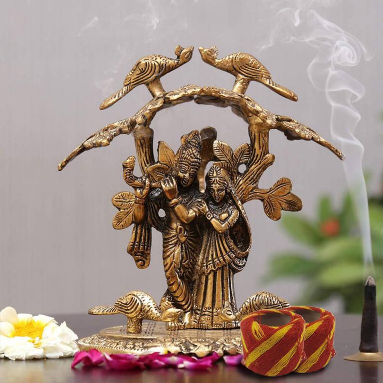 Shop red & yellow Handmade Poly Mauli Kalawa | Hindu Temple Stores